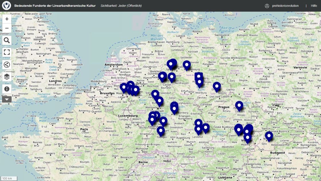 Bandkeramik Kultur - (5500–4900 v. Chr.)eine bedeutende Kultur des ...